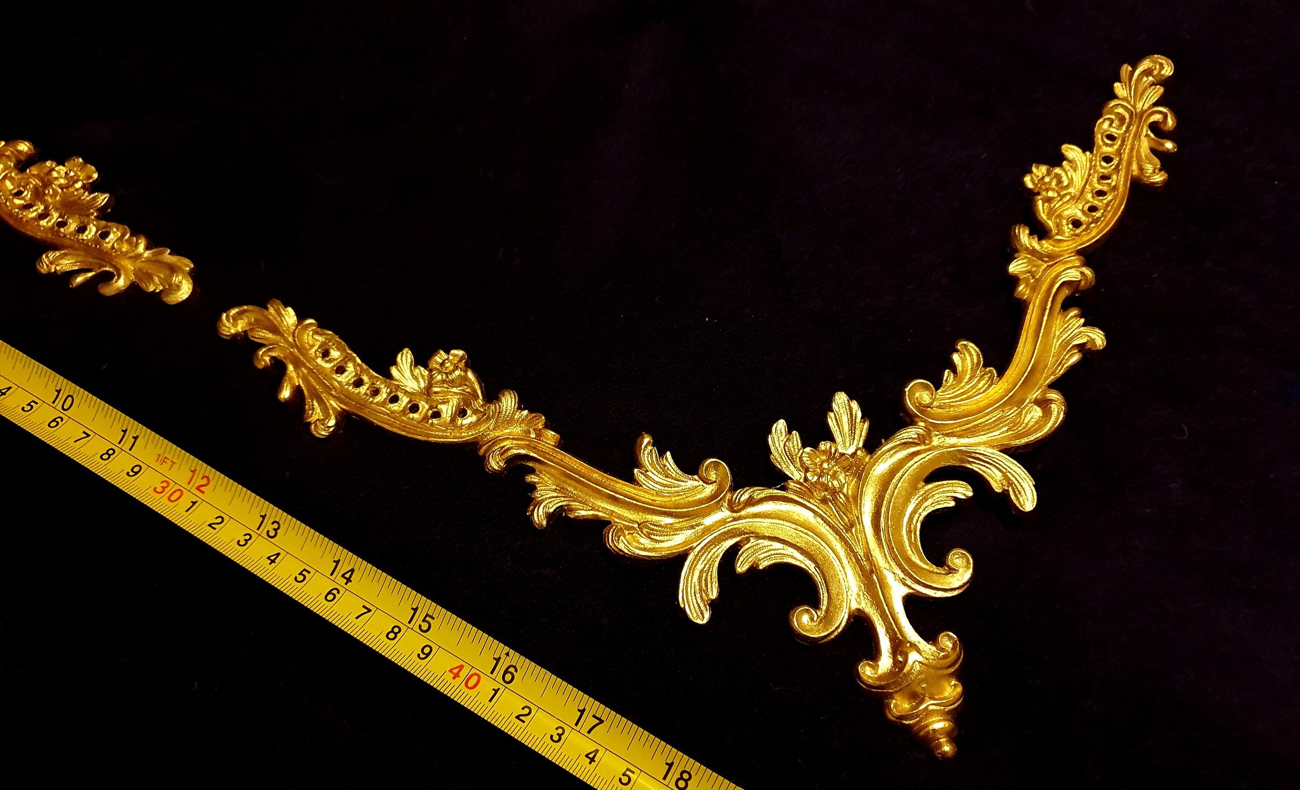 Pair Gilt or White French Style Decorative Wall Furniture - Etsy