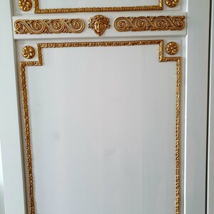 4 Gilt Gold or White French Style Decorative Wall Furniture Moulding ...