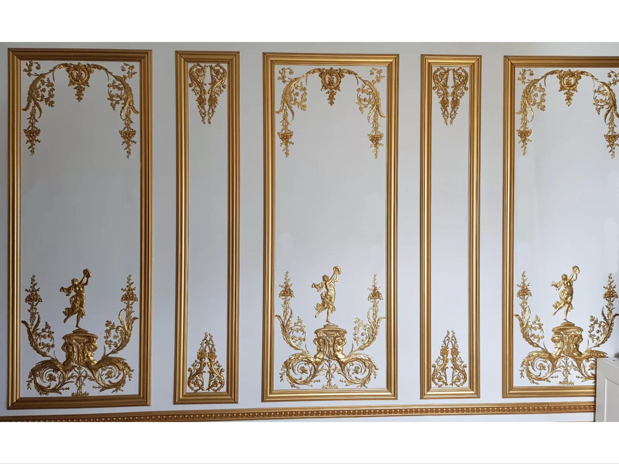 Decorative French Antique Style Louis XVI Marie Antoinette Gilt or ...