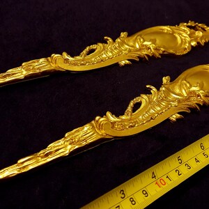 Large Pair Gilt Gold or White French Style Decorative Wall Furniture ...