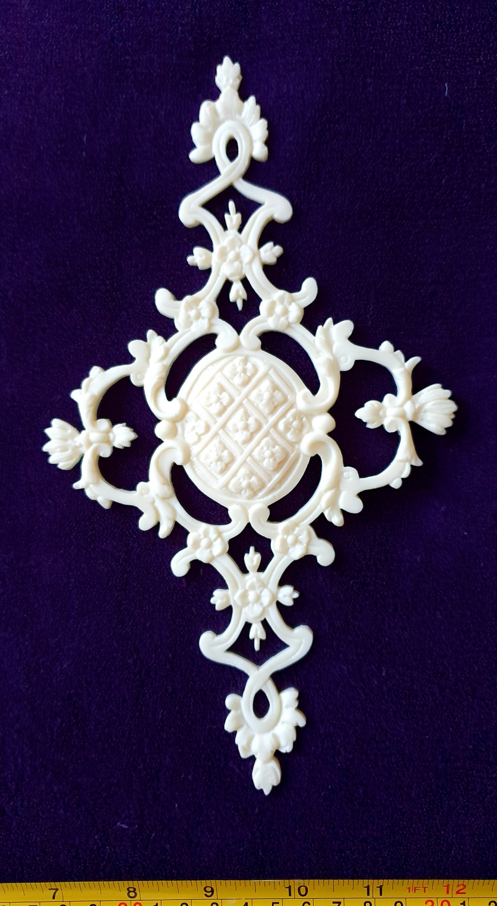 Pair Gilt Gold or White French Style Decorative Onlay Applique | Etsy