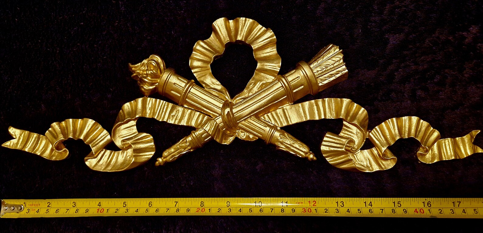 Large Gilt or White French Empire Napoleon Style Decorative Wall ...