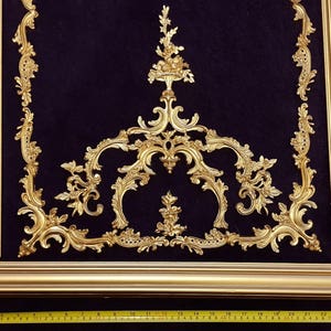 Decorative French Antique Style Louis XV Gilt or White Plastic Wall ...