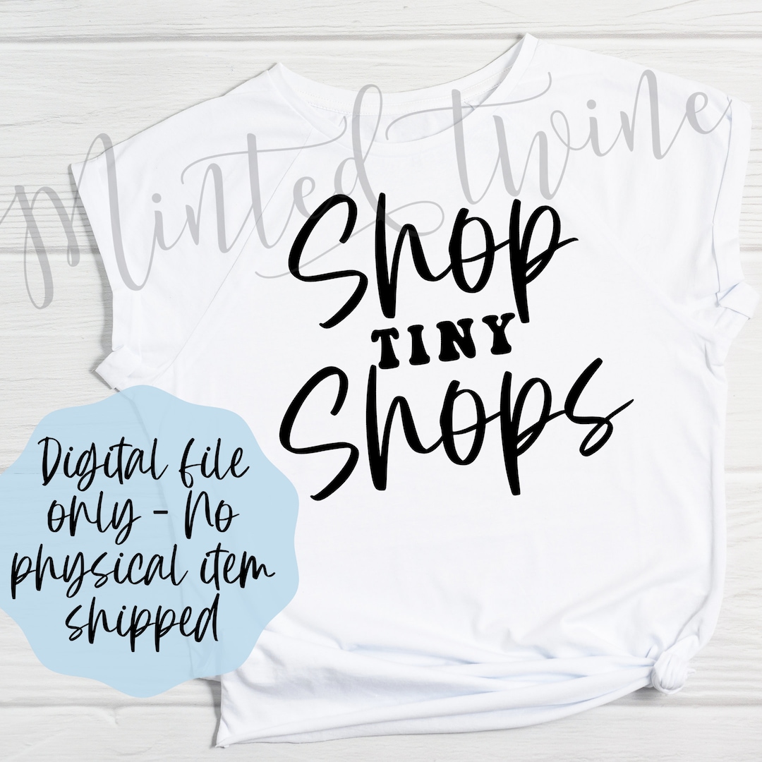 Retro Shop Tiny Shops, Shop Small Download SVG - Cricut File - Digital ...