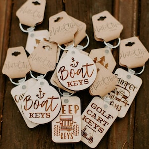 Boat Keys Golf Cart Keys Keychain Bundle SVG - Keychain Digital File ...