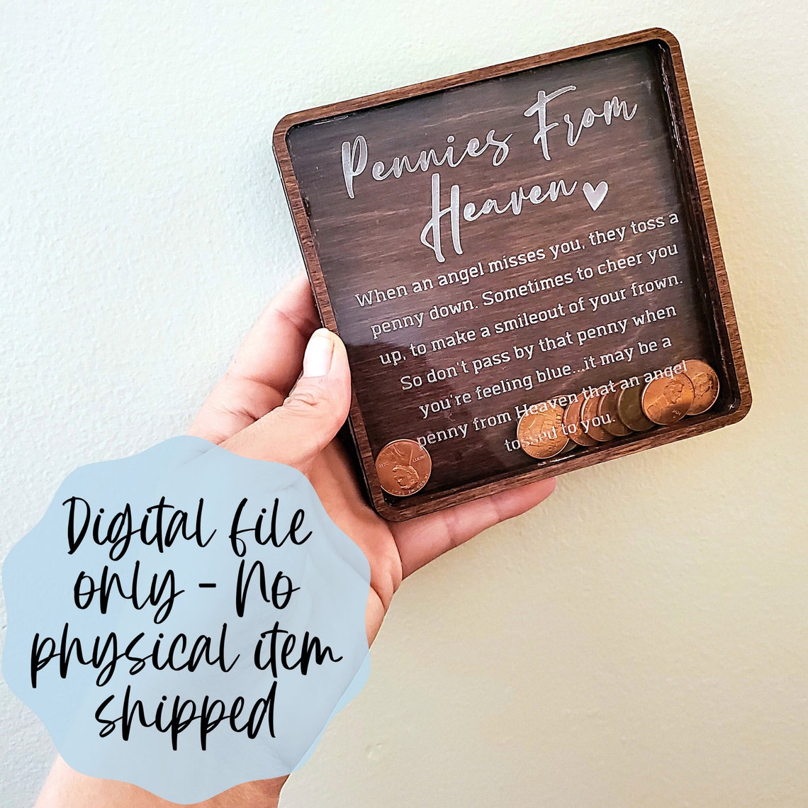 Pennies From Heaven SVG - Penny Piggybank Svg - Digital File Download ...