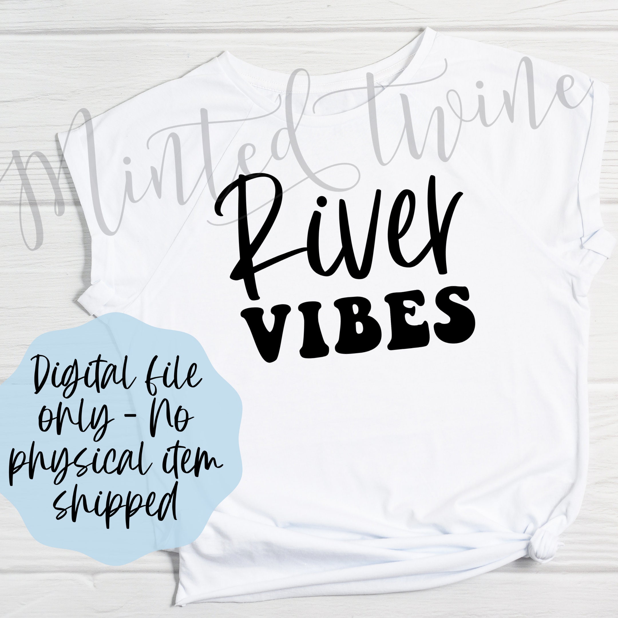 Retro River Vibes Download Design SVG Cricut File Digital - Etsy