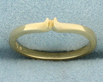 Notched Wedding Band - Etsy