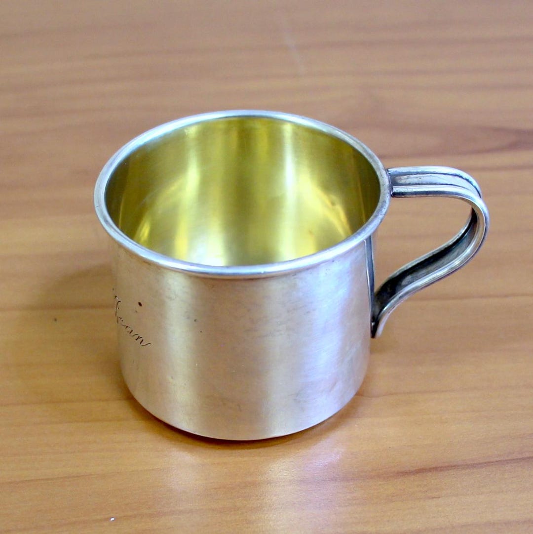 Vintage International Sterling k76 Gold-lined Baby Cup - Etsy Canada