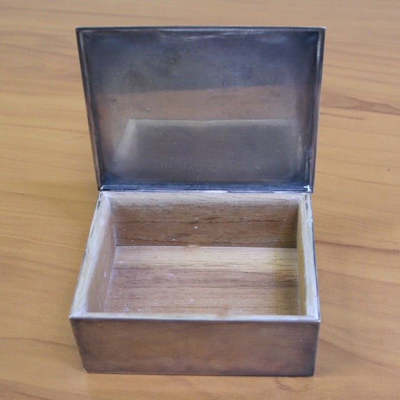 Tiffany and Co. Cedar Lined Keepsake Box in .925 Sterling Silver - Etsy