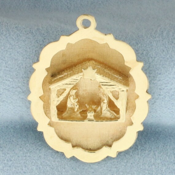 14k yellow gold nativity - Gem