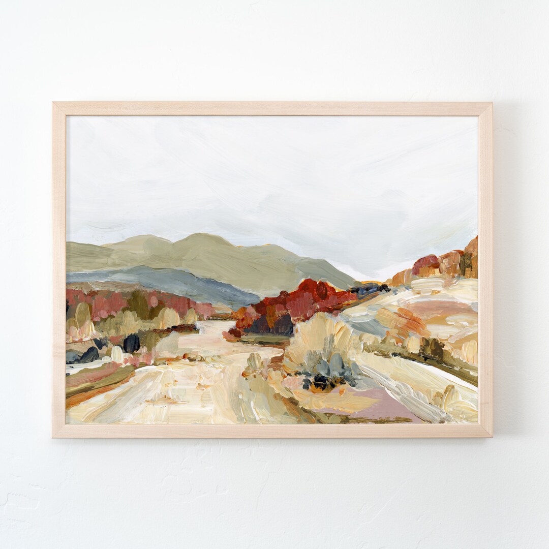 JOSHUA TREE RIVERBED Horizontal Canvas Print - Etsy