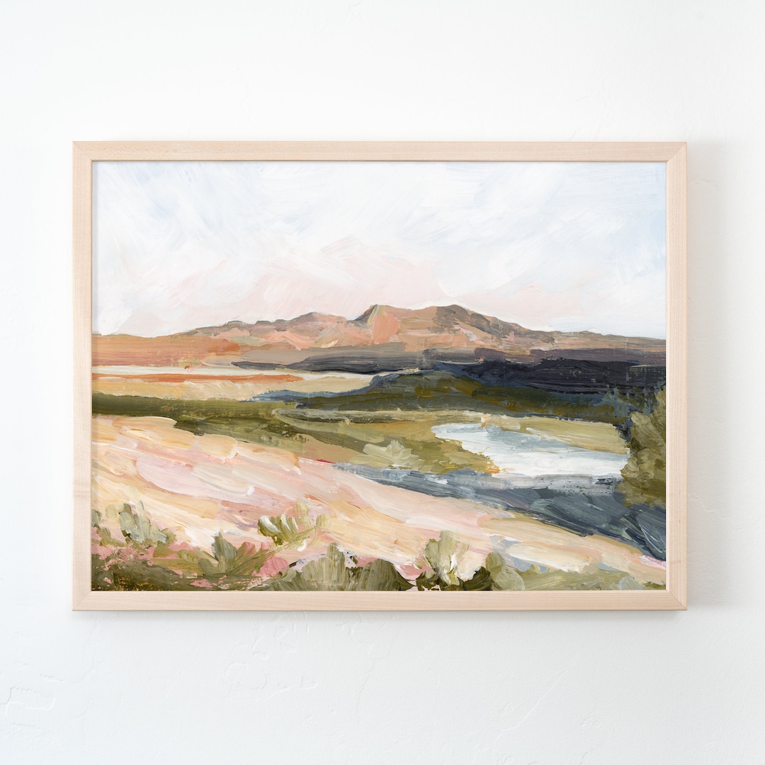 MOUNTAIN SHADOW Horizontal Canvas Paper Print - Etsy