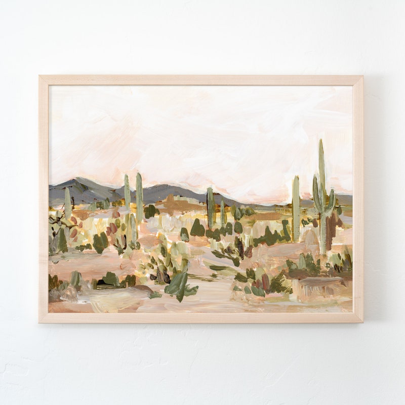 Original Desert Painting - Etsy