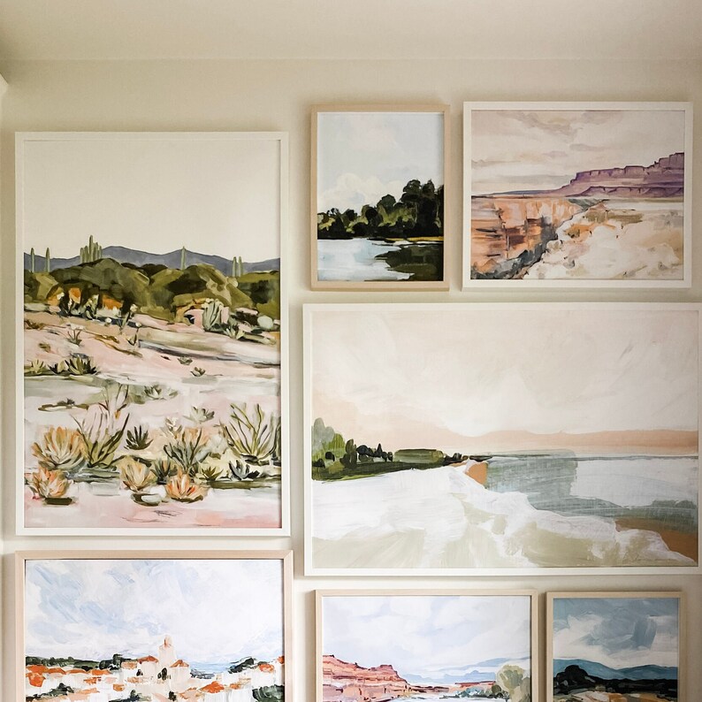 THE LAKE Vertical Canvas Paper Print - Etsy