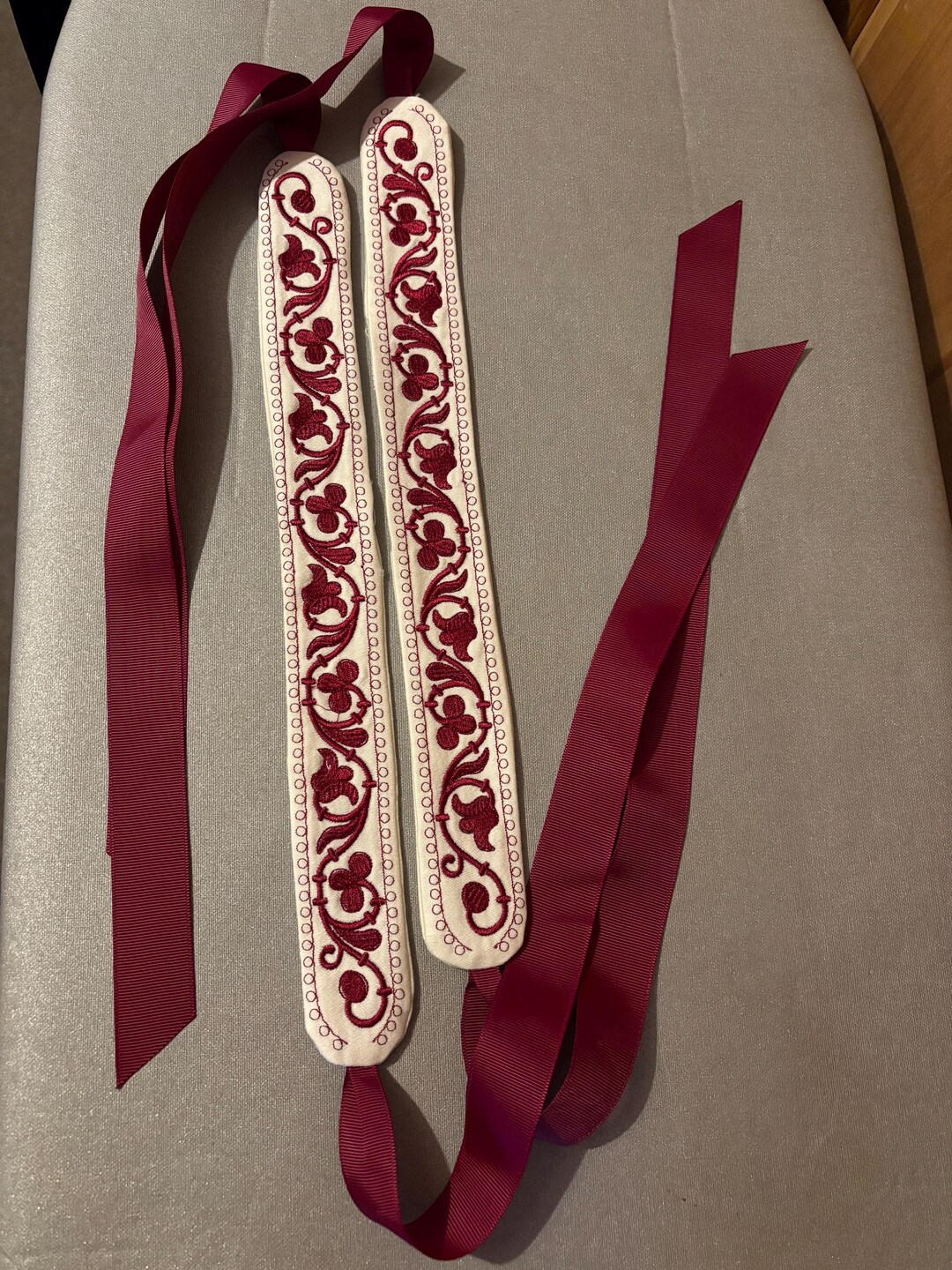 Georgian Style Historical Embroidered Garters - Extant Replica Garters ...