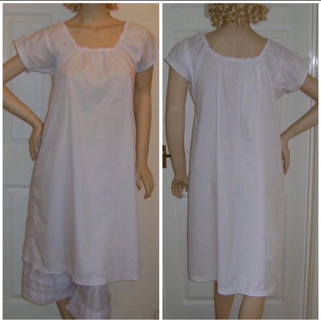 Ladies Regency Style Chemise. Ready Made, Bust 40-44”. Made From Pure ...