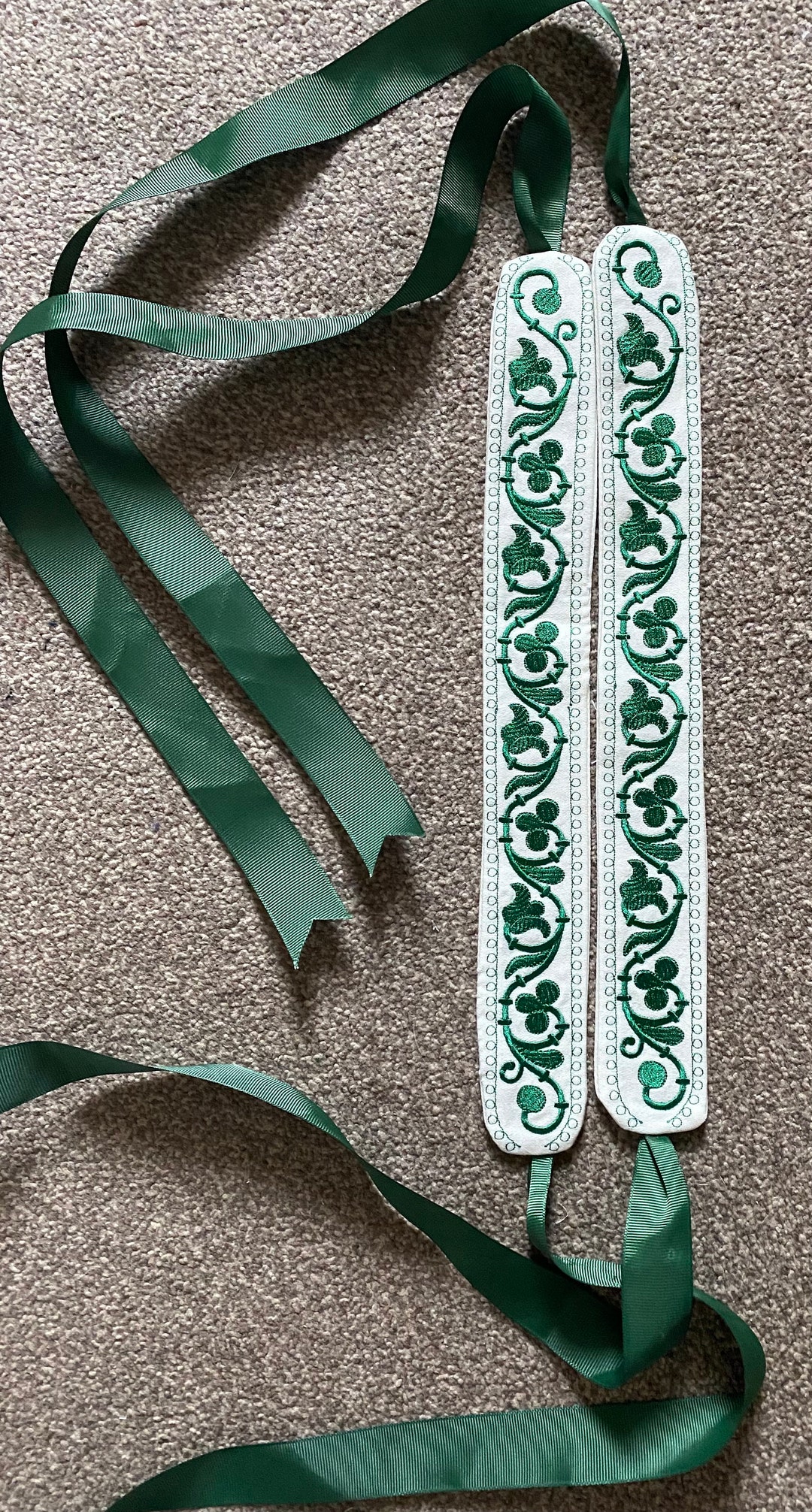 Museum Replica Historical Embroidered Garters Historically Accurate ...