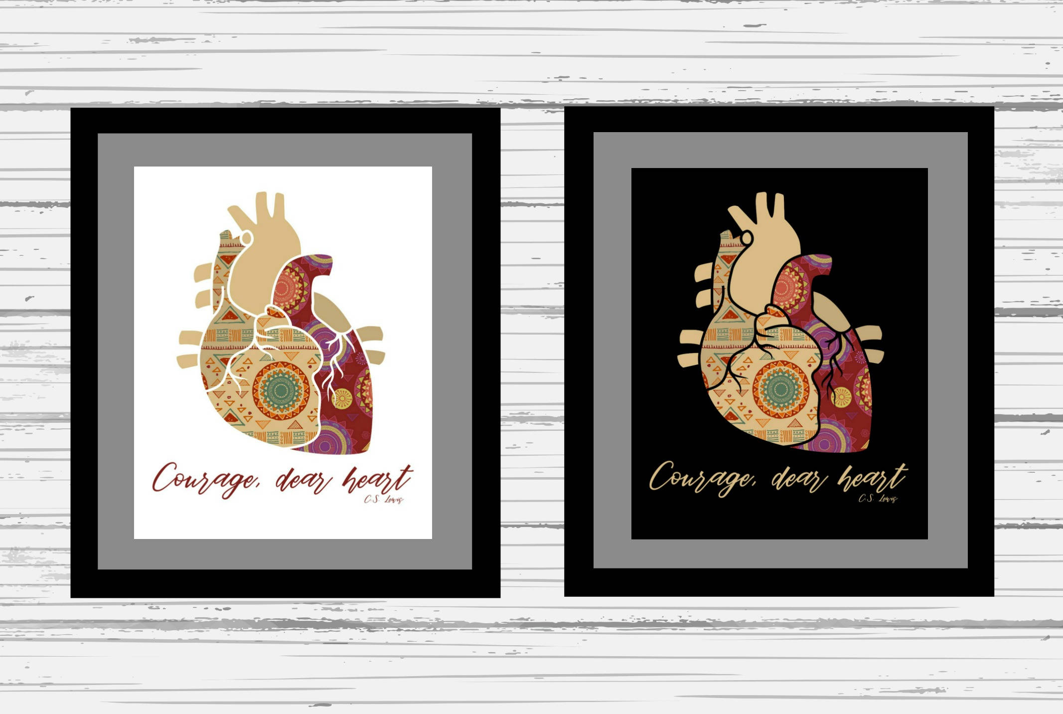 Wizard Of Oz Brain Heart Courage