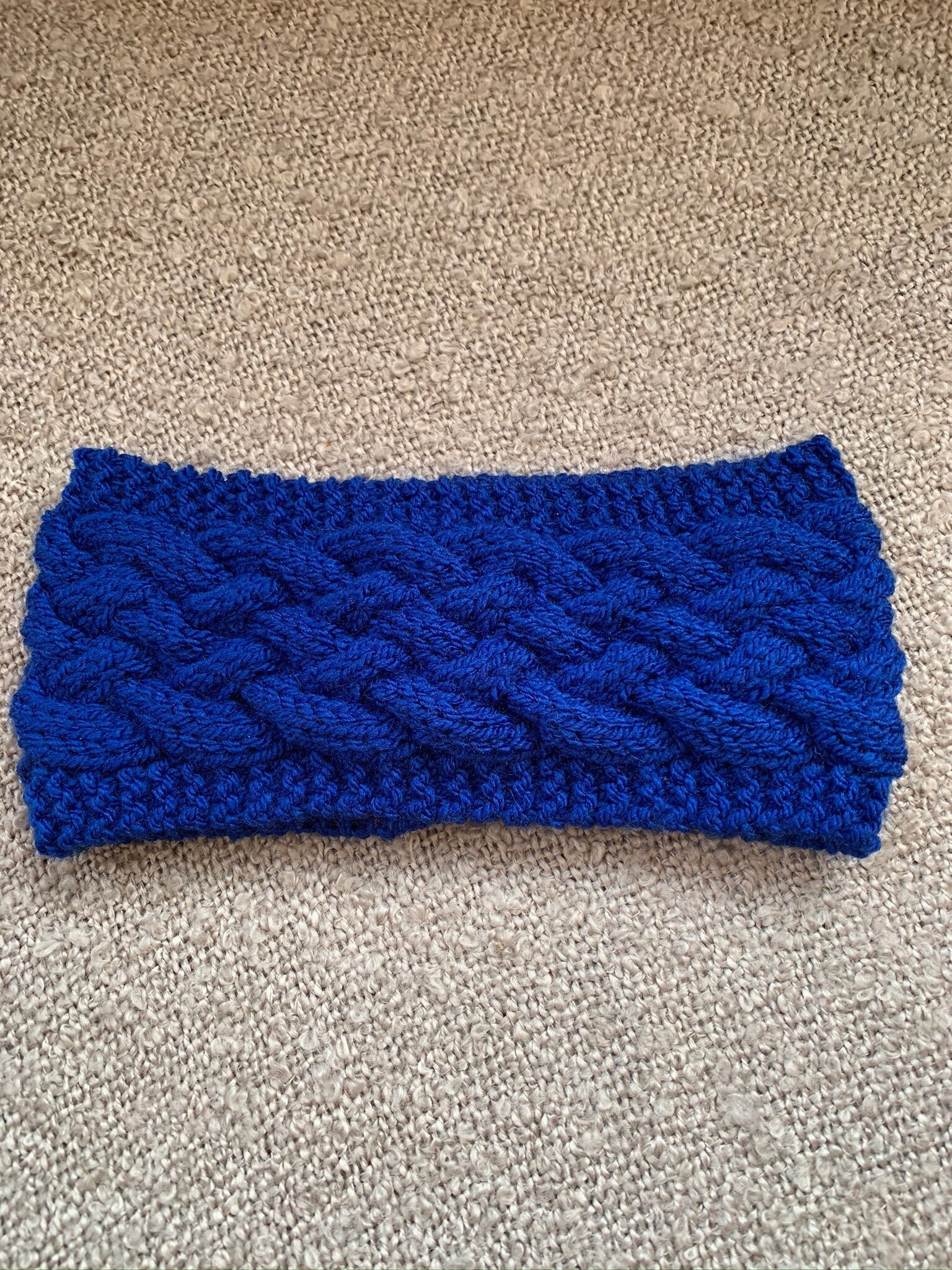Cable Knit Ear Warmer Headband In Various Colours Etsy