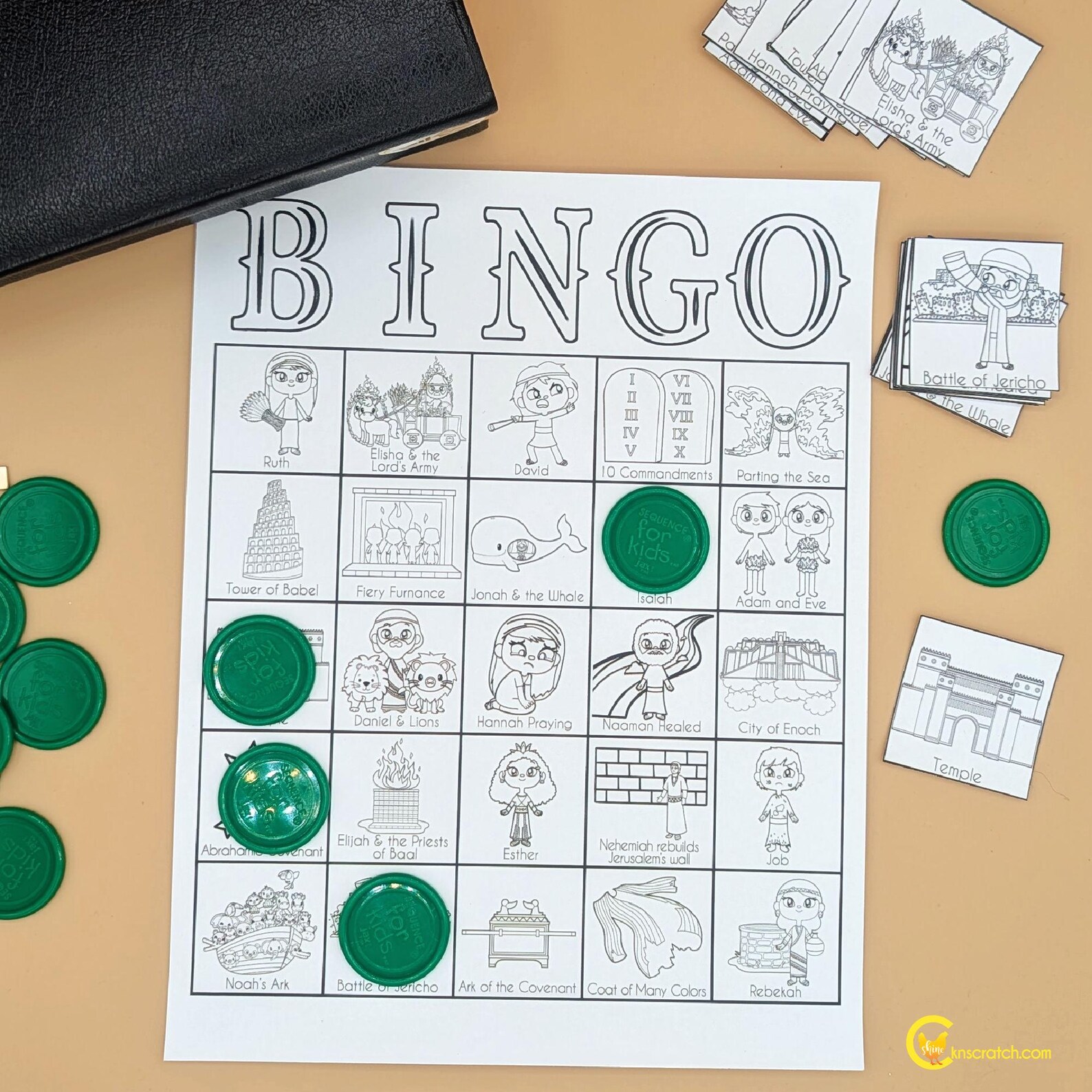 Old Testament Bingo Game | LDS Bible Game for Kids & Families | Church ...