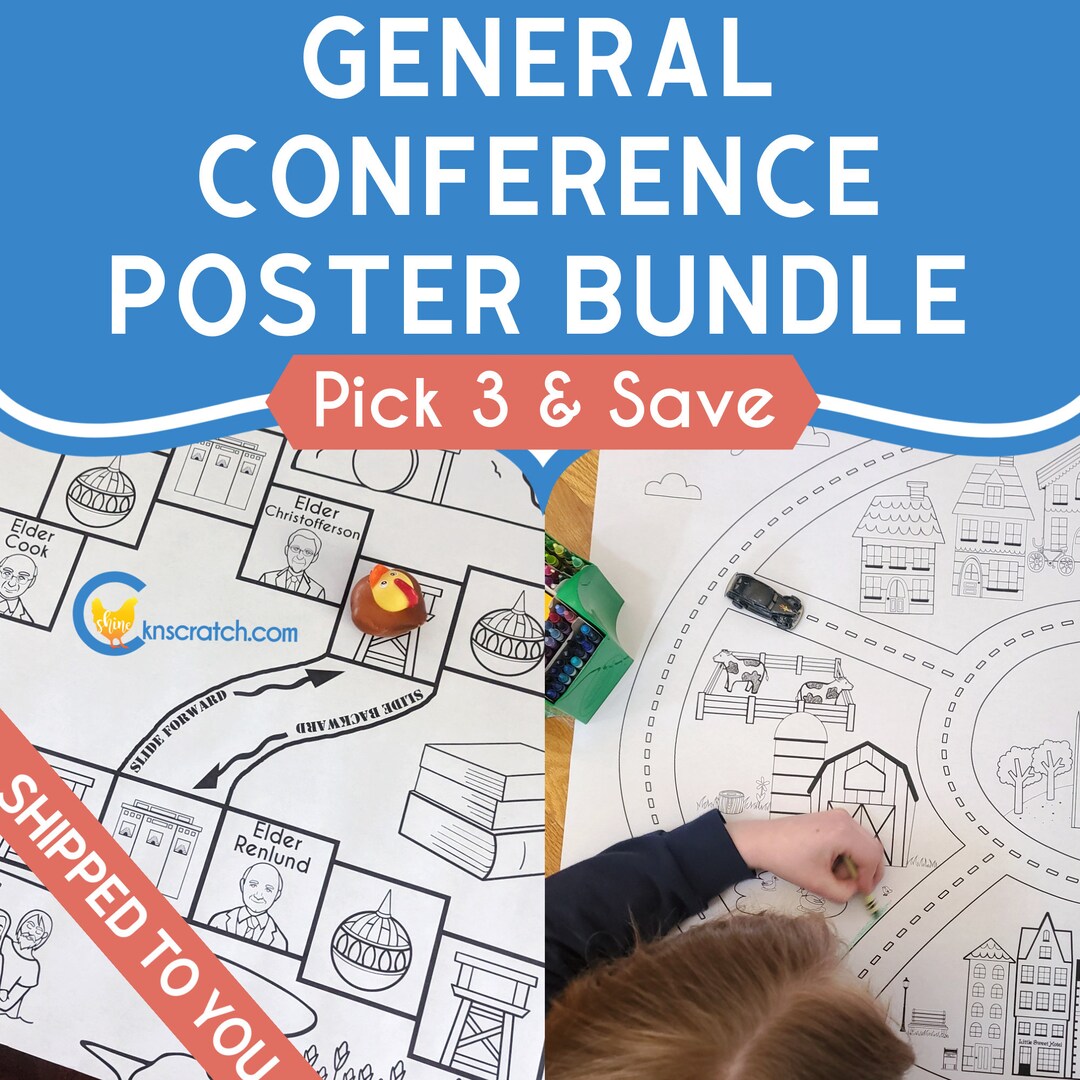Poster Bundle for LDS General Conference (latter-day Saints): Temple ...