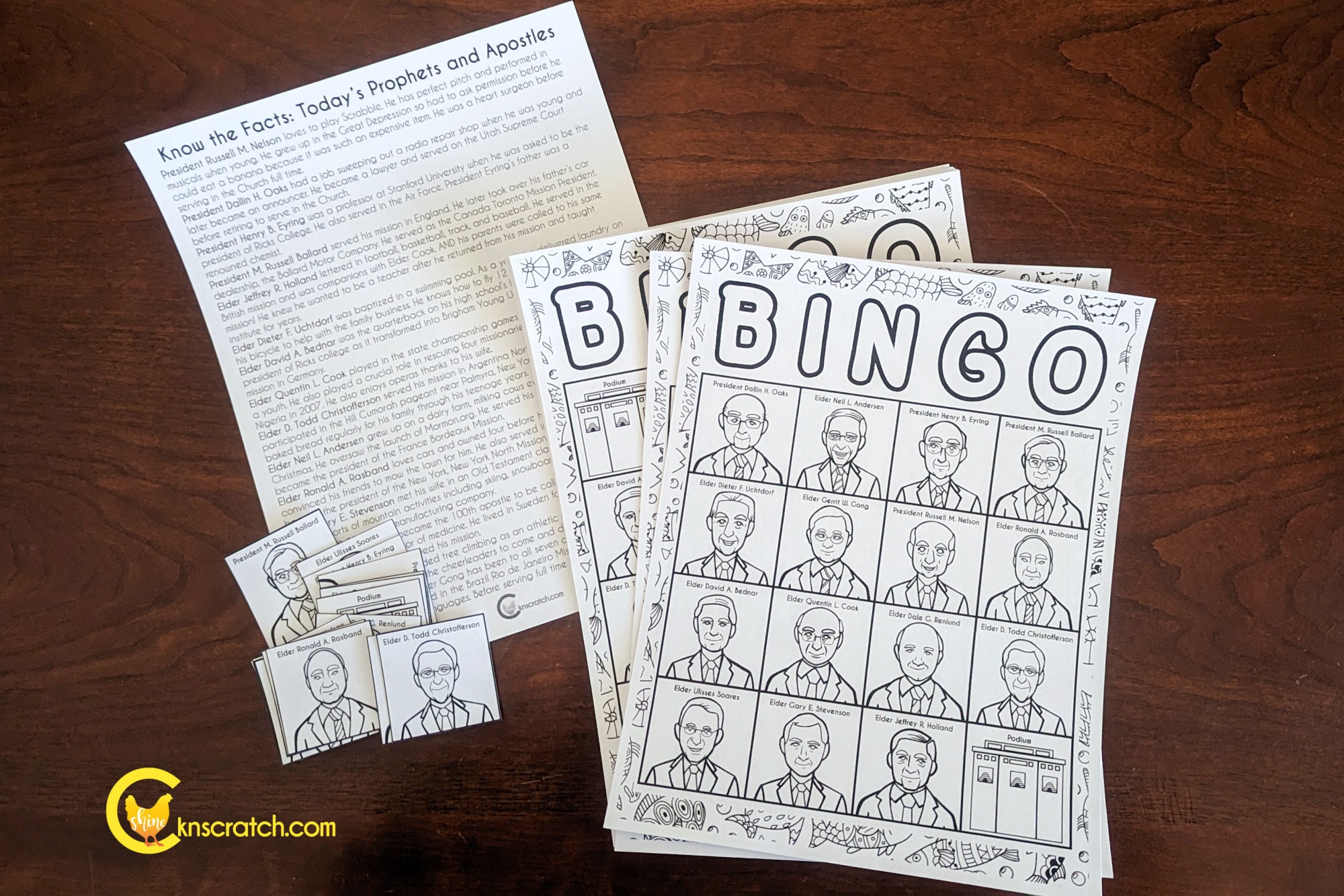 Latter-day Saint Apostle Bingo LDS for General Conference - Etsy UK