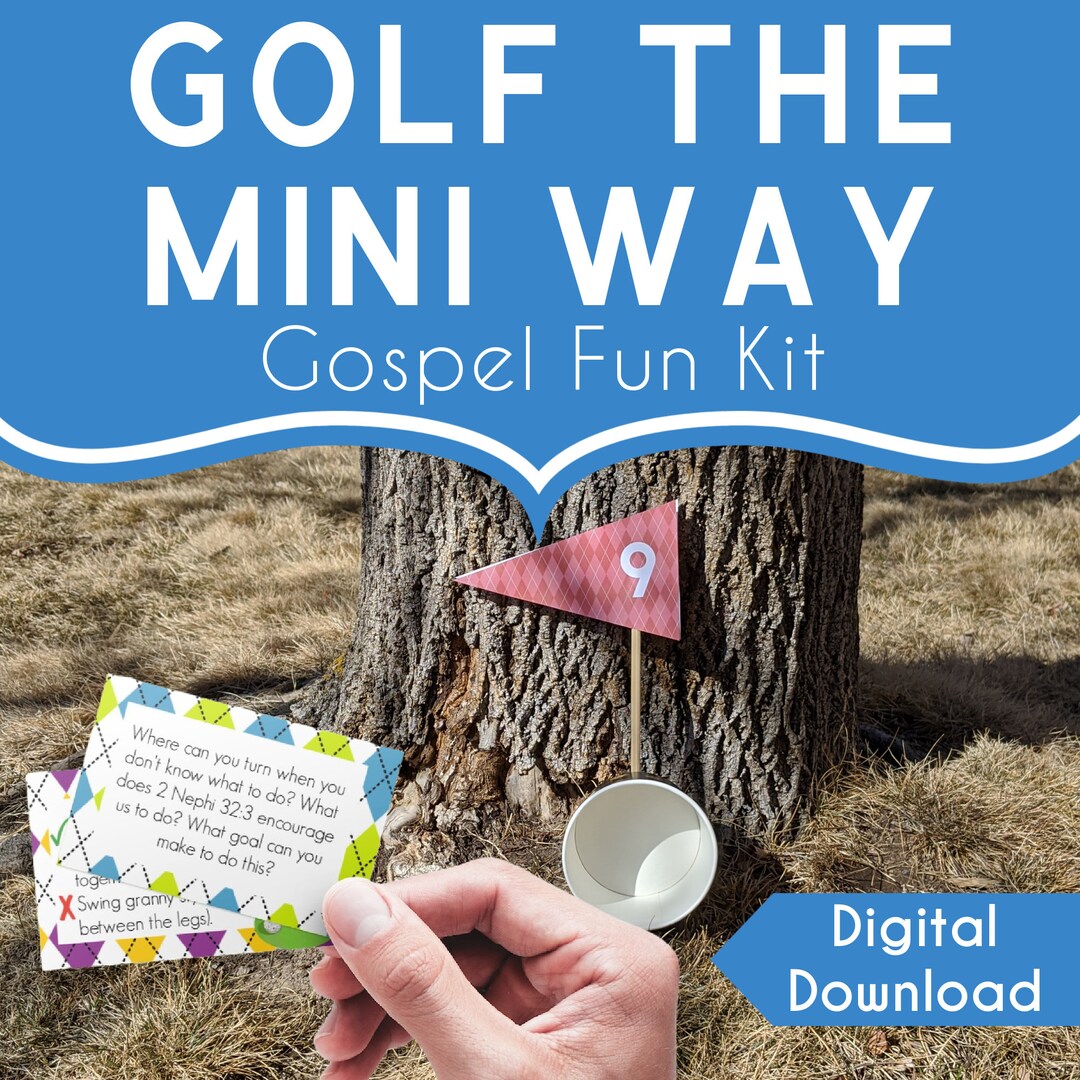 Golf the Mini Way Gospel Fun Kit for Latter-day Saints (LDS)- Youth ...