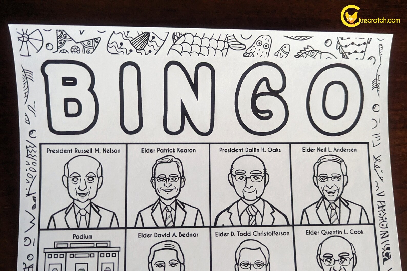 Apostle Bingo for Latter-day Saints- Great for General Conference (LDS ...