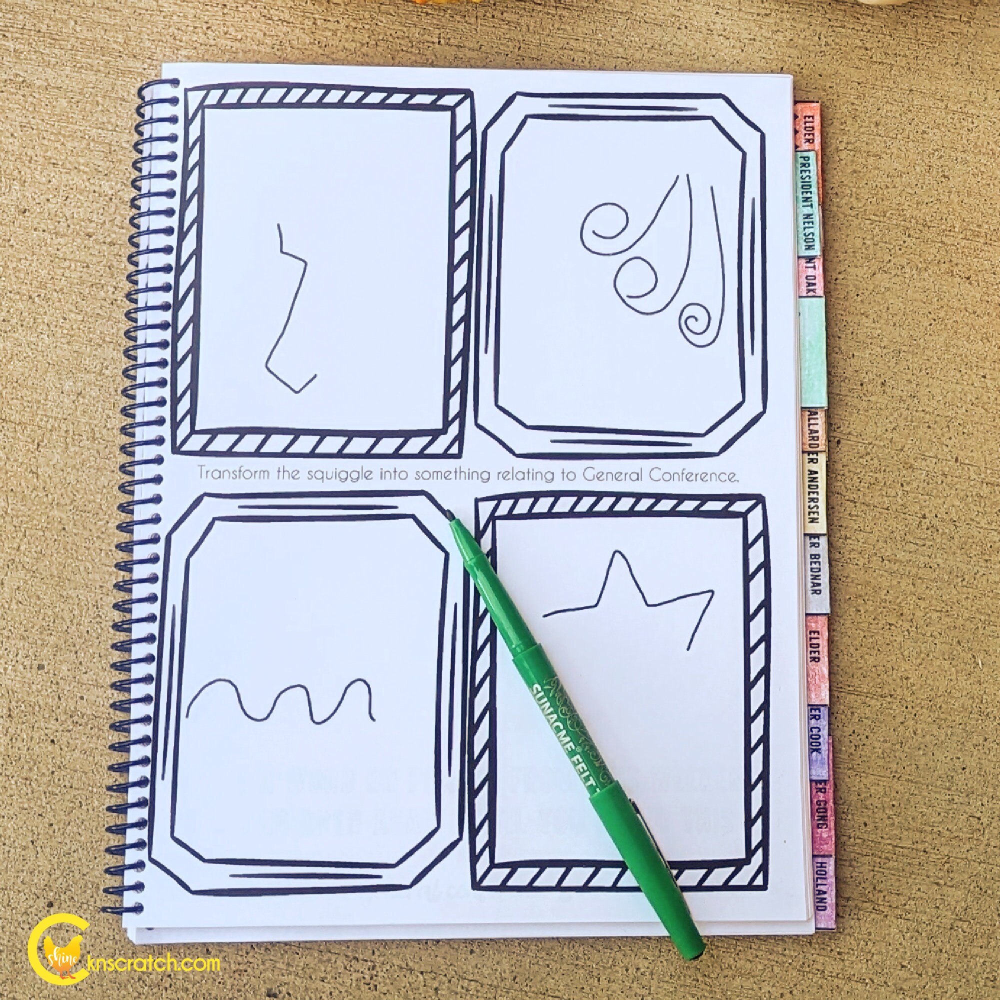 Fall LDS General Conference Coloring Notebook for Latter-day Saints ...