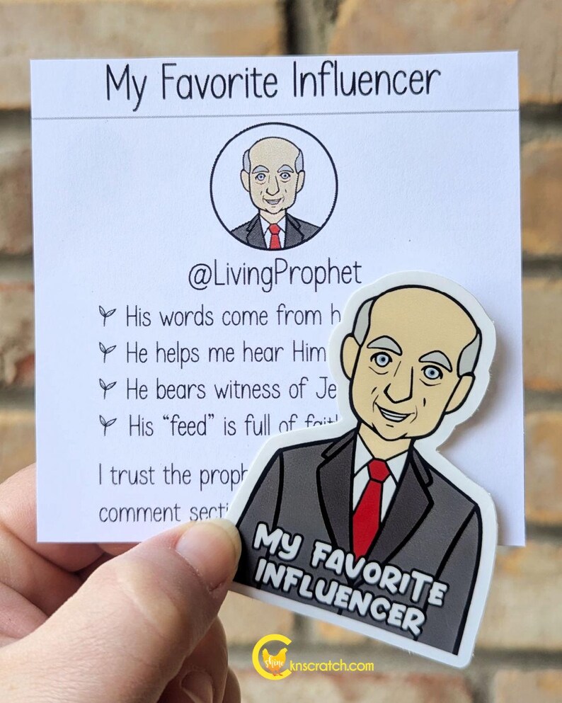 President Nelson Sticker Bundle – LDS Prophet Stickers – General ...