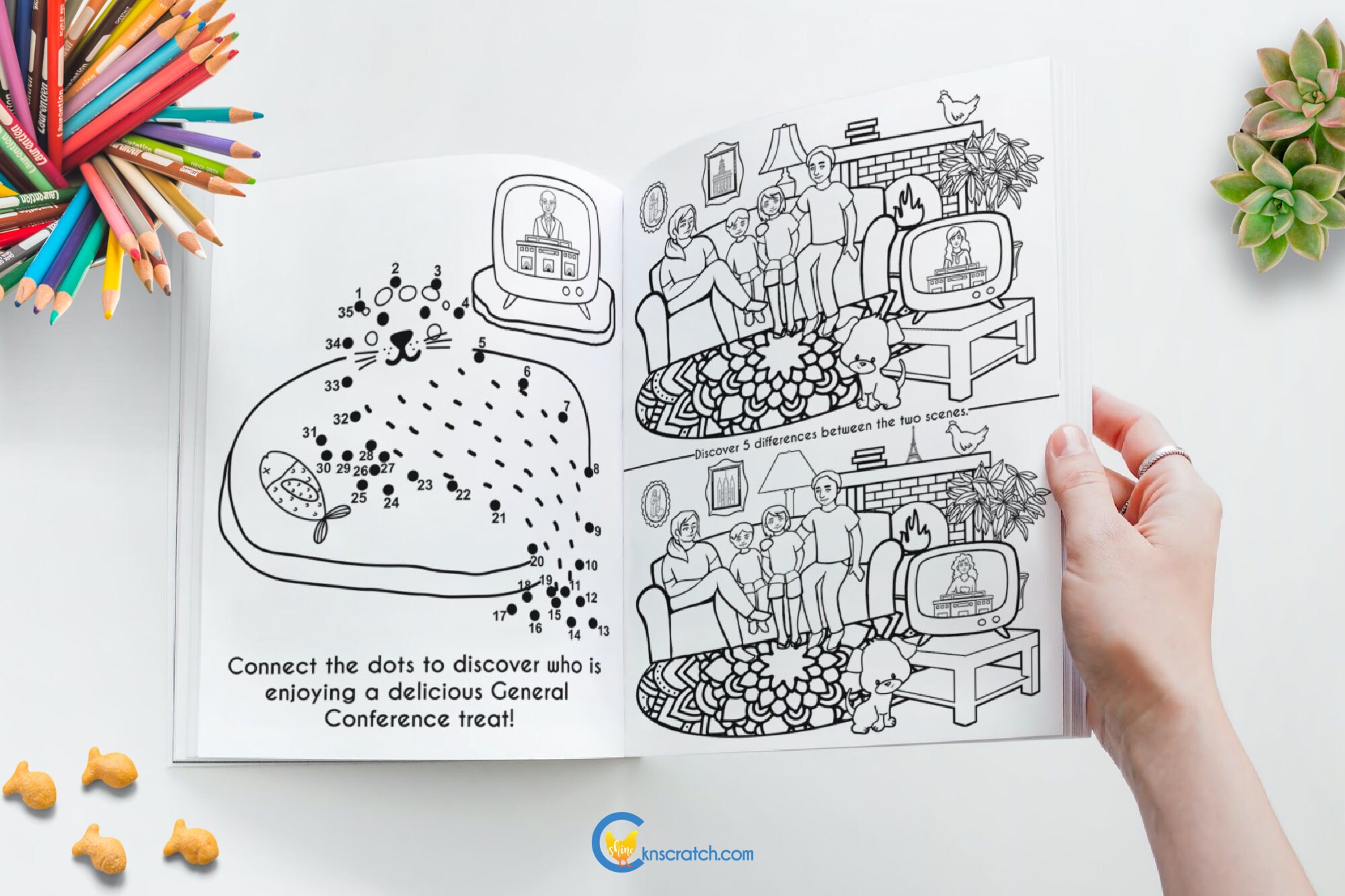 LDS General Conference Activity Book for Young Kids (latter-day Saints ...