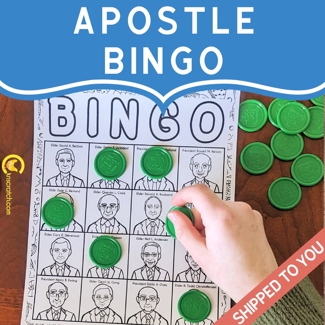 Apostle Bingo for Latter-day Saints- Great for General Conference (LDS ...