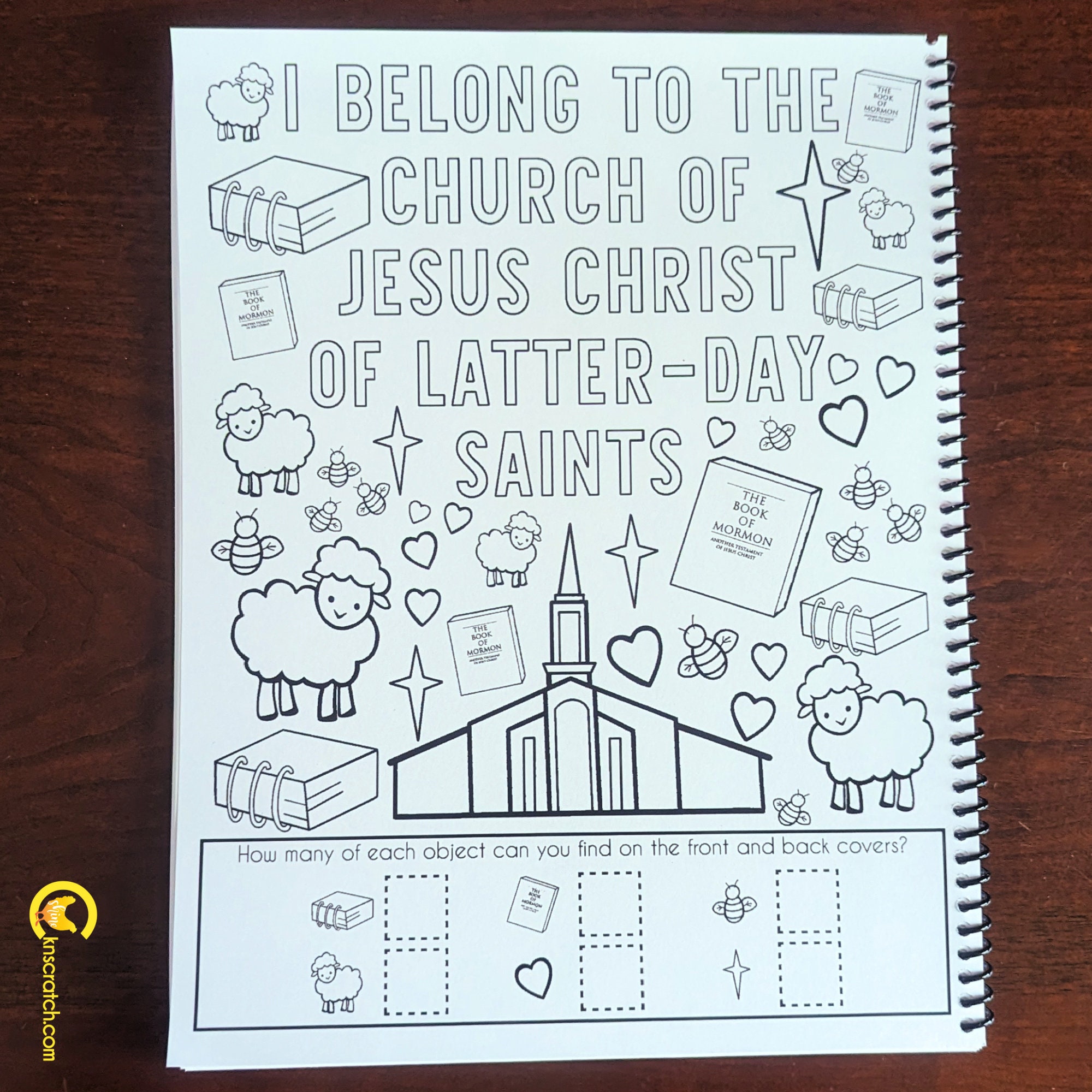 LDS General Conference Activity Book for Young Kids latter-day Saints ...
