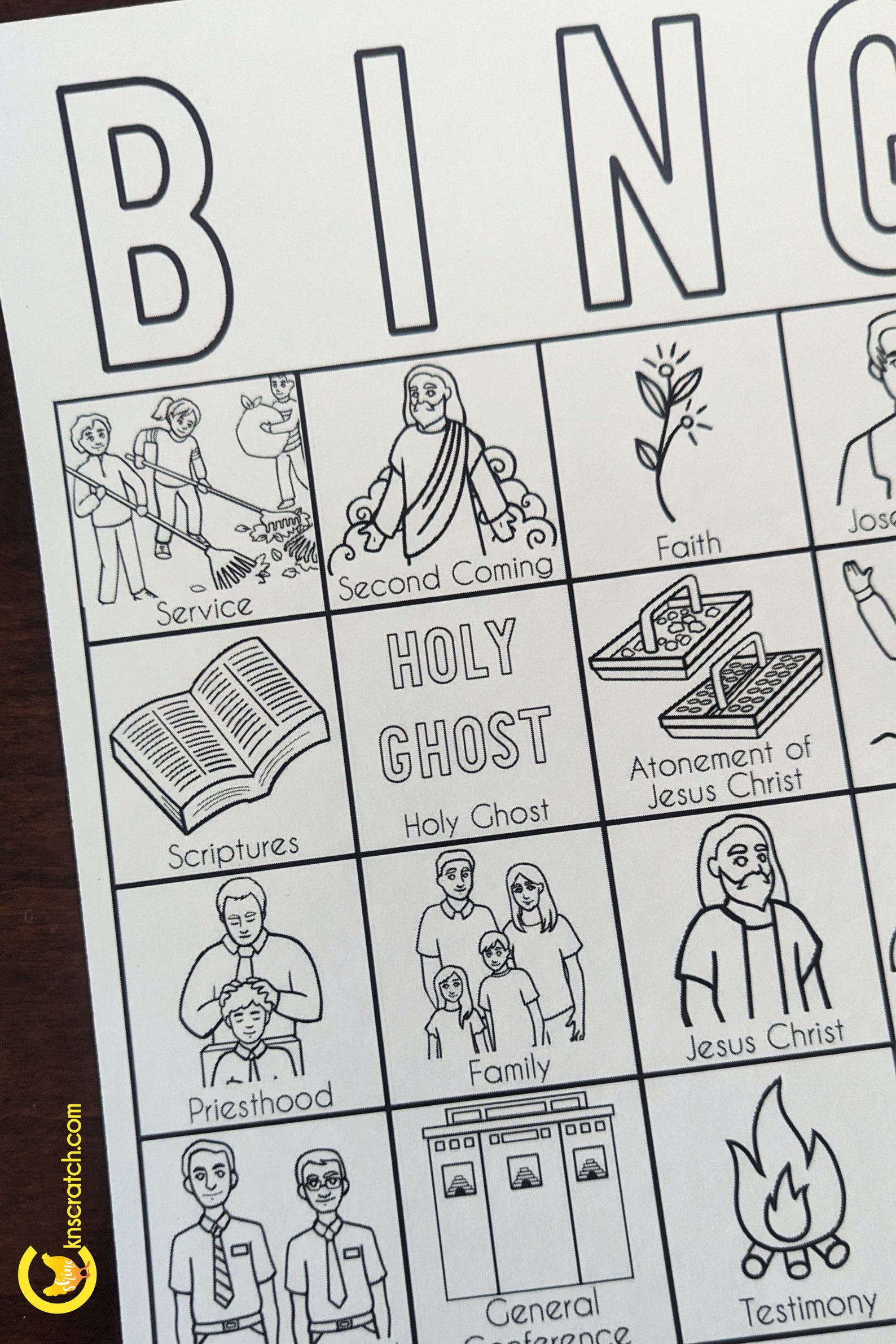 General Conference Bingo: Listen to the Word (for Latter-day Saints ...
