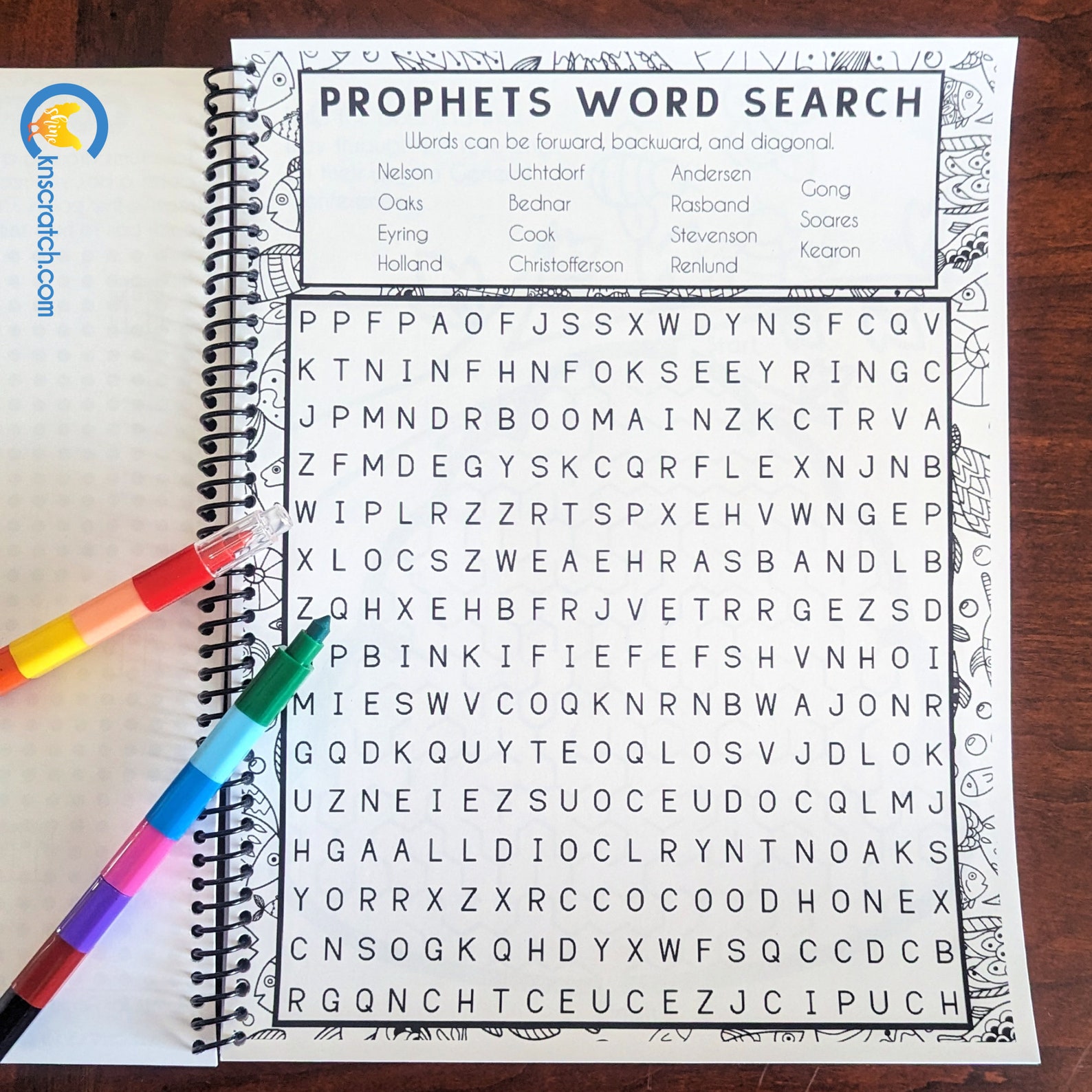 LDS General Conference Activity Book for Kids, Tweens, and Teens ...