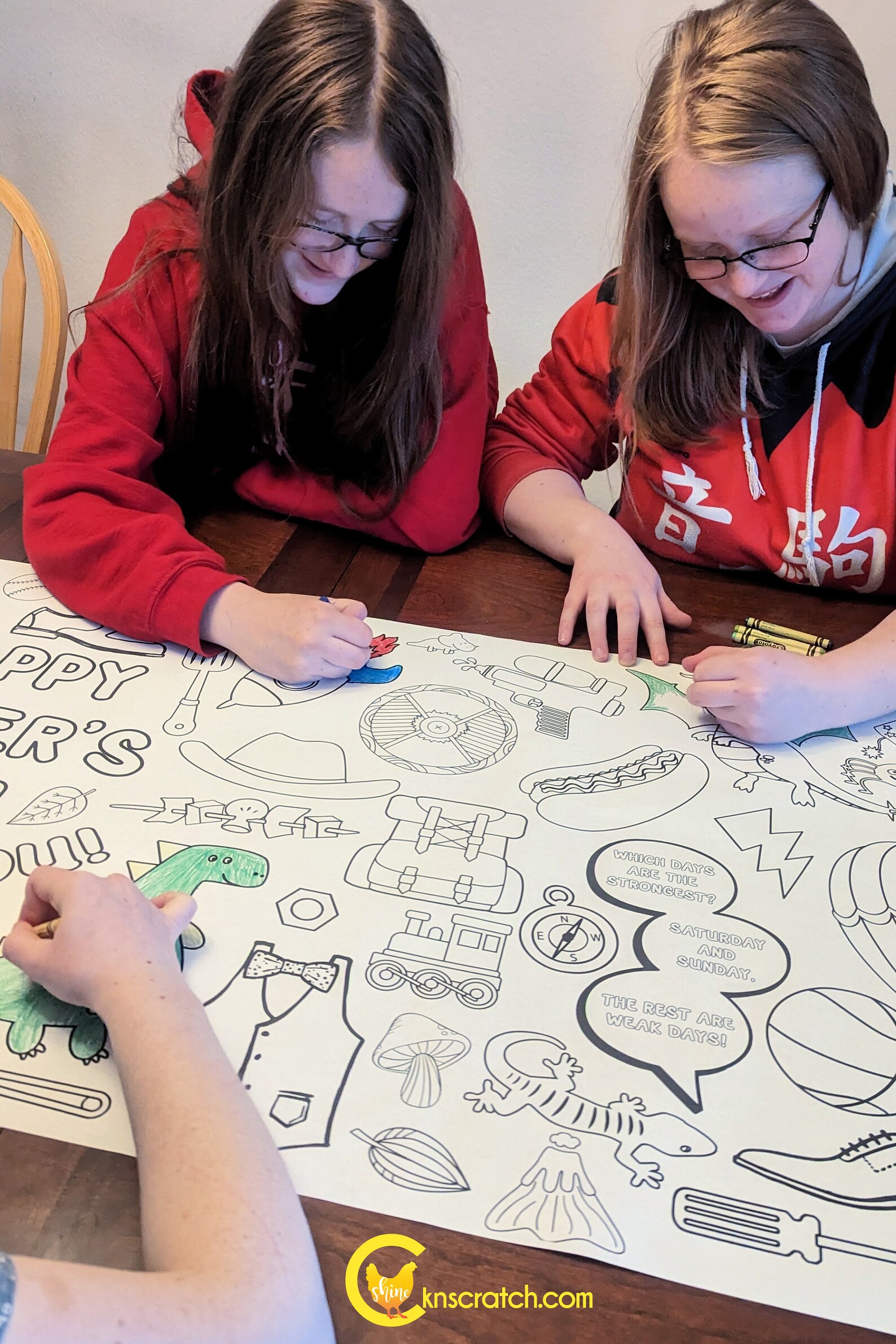 Happy Father's Day Giant Coloring Poster for Kids to Celebrate Their ...