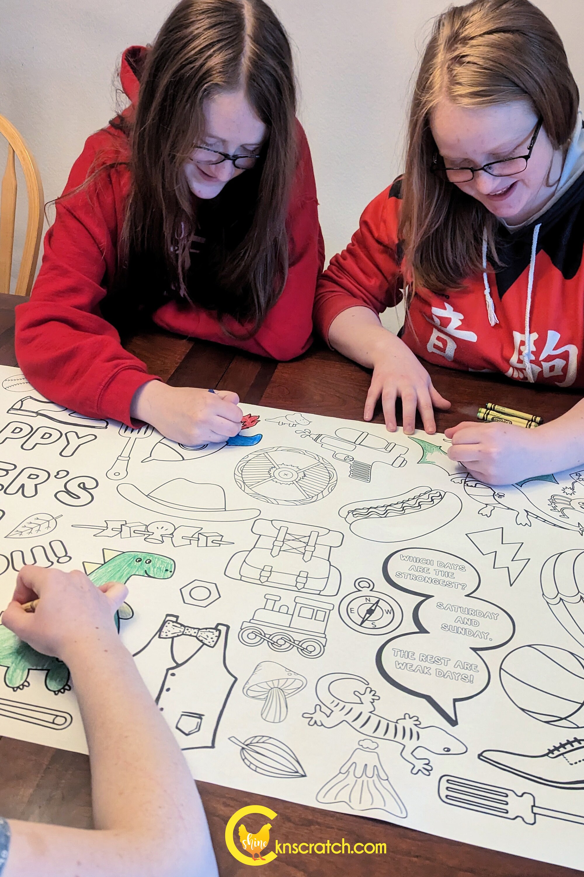 Happy Father's Day Giant Coloring Poster for Kids to Celebrate Their ...