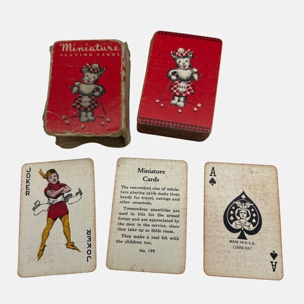 Miniature Card - Etsy