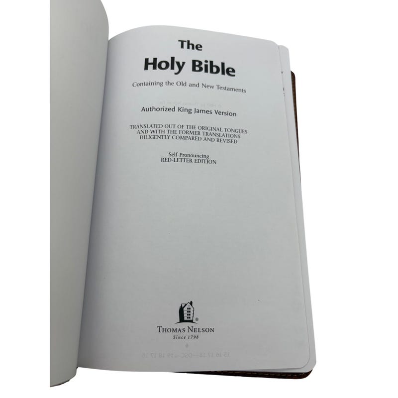 Vintage Nelson Kjv Bible - Etsy
