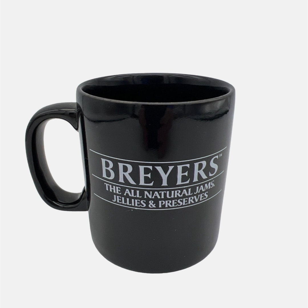 Vintage Staffordshire Kiln Craft Coffee Mug Breyers Jams Jellies ...