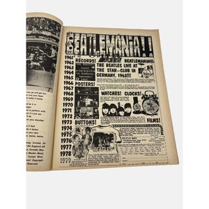 1978 Beatlemania Magazine the Beatles From Liverpool to Legends Song ...