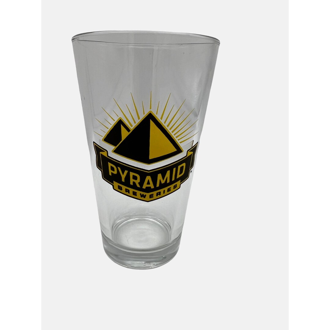 Pyramid Breweries Logo Pint Glass 5.75" Barware Washington Oregon ...