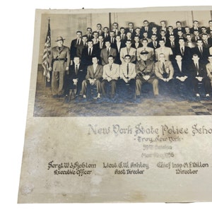 1958 New York State Police School Photo Troy New York 59th Session 10 ...