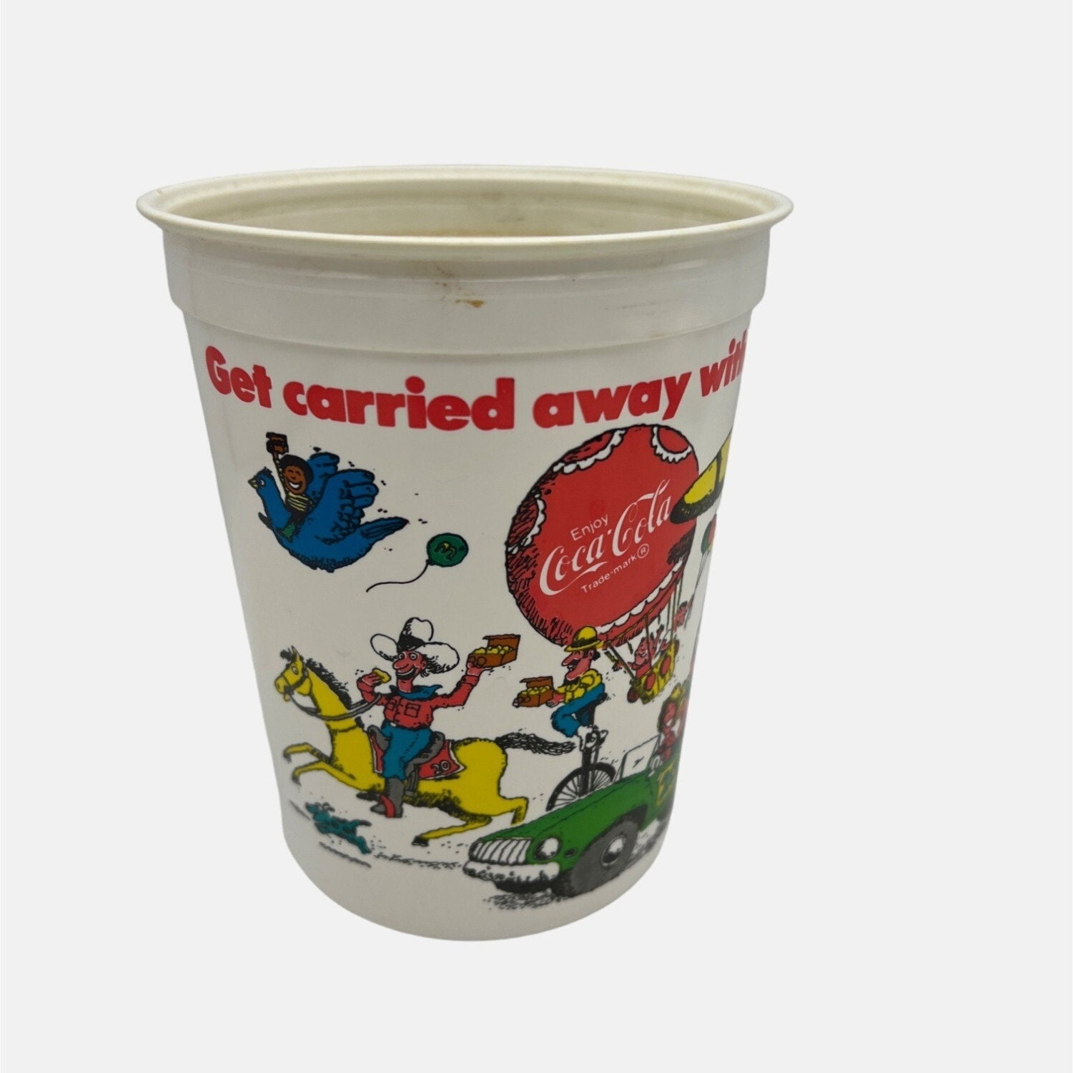 1983 Mcdonalds Chicken Mcnuggets & Coke Plastic Drinking Cup Coca Cola ...