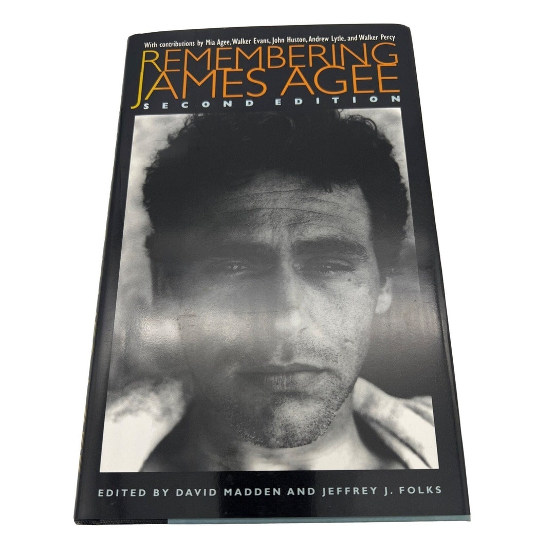 Remembering James Agee Second Edition David Madden & Jeffrey J Folks Signed Book - Etsy
