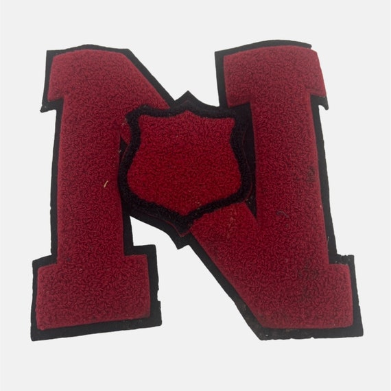 1940s Wool Letterman Letters N Standard Pennant Co Bi… - Gem