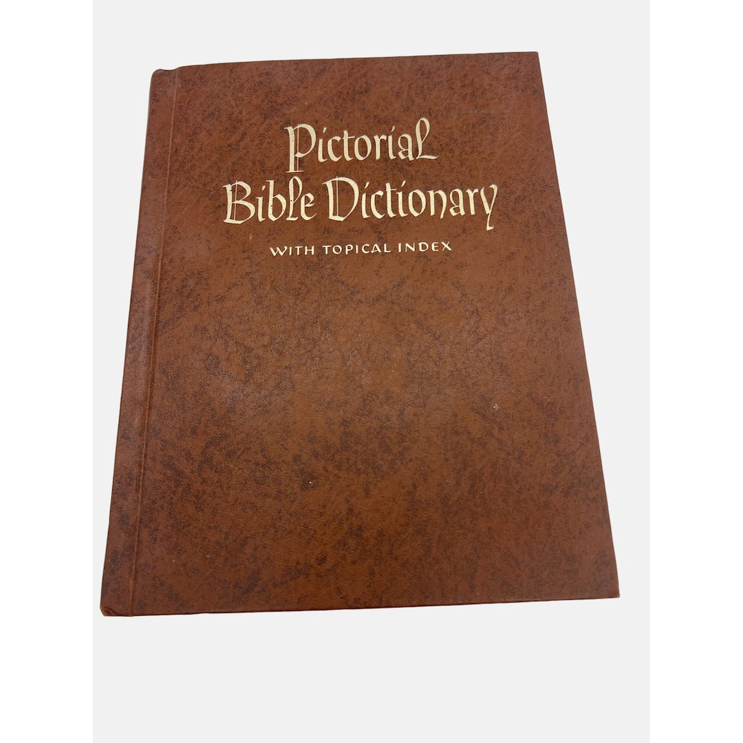Pictorial Bible Dictionary With Topical Index - Zondervan - 1974 ...
