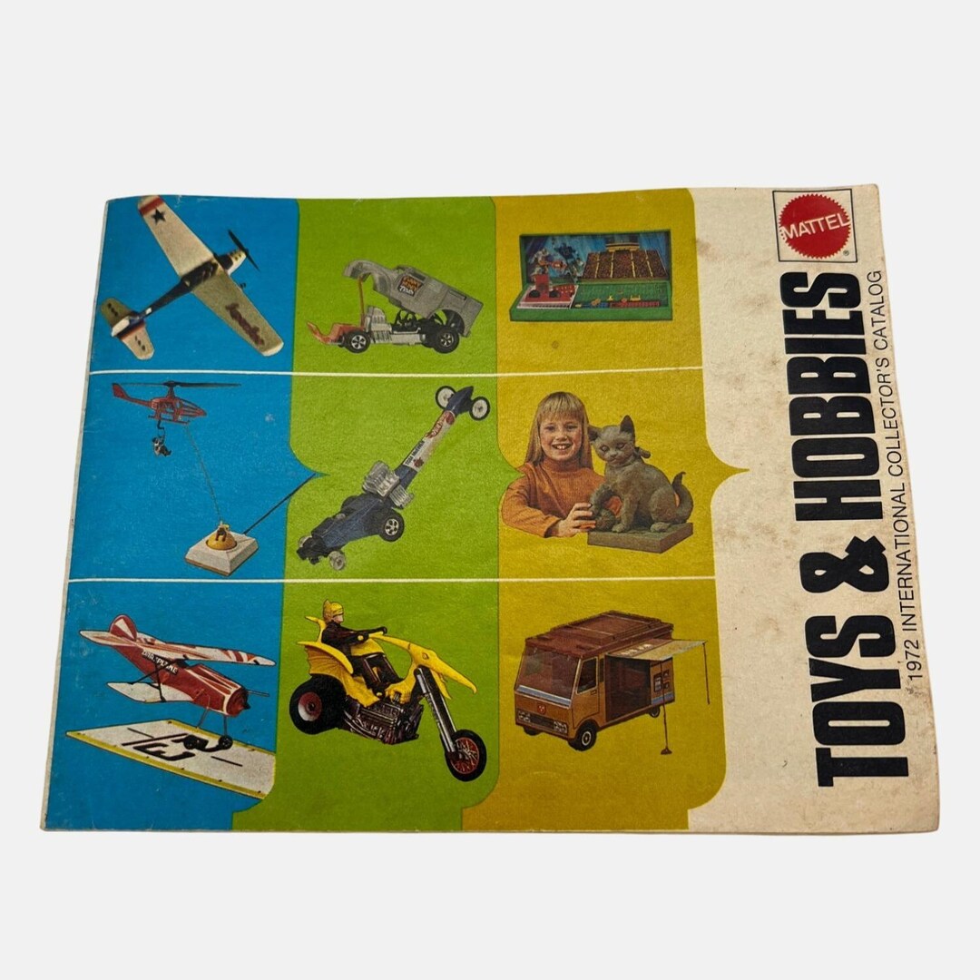 1972 Mattel Toys & Hobbies International Collectors Catalog Vintage Hot ...