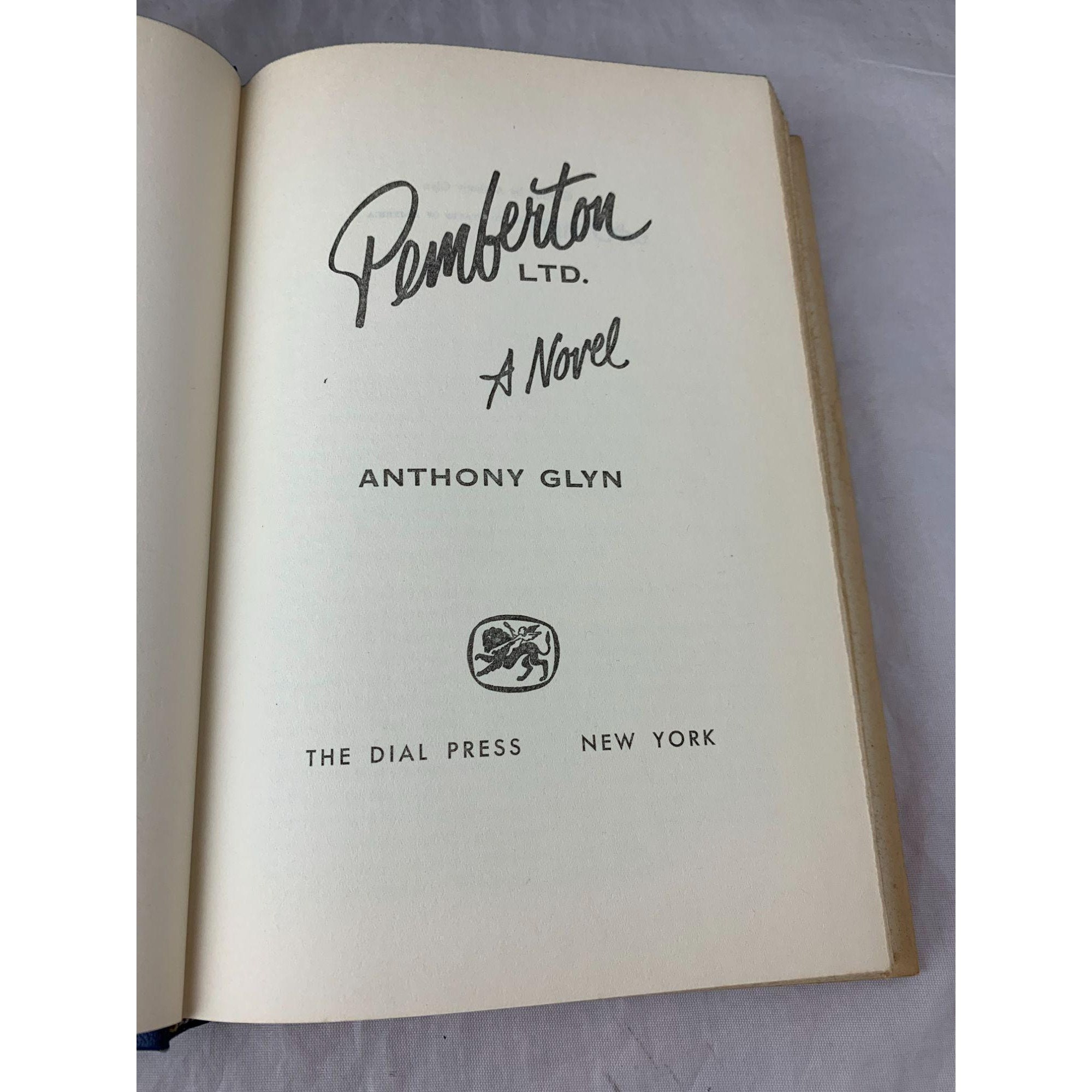 Pemberton Ltd. A Novel Anthony Glyn 1957 Hardback Book - Etsy